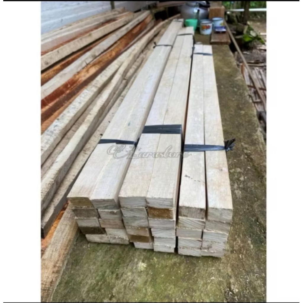 Jual TERMURAH!!!Reng kayu 2x3 panjang 2 meter isi 10 batang serut halus ...