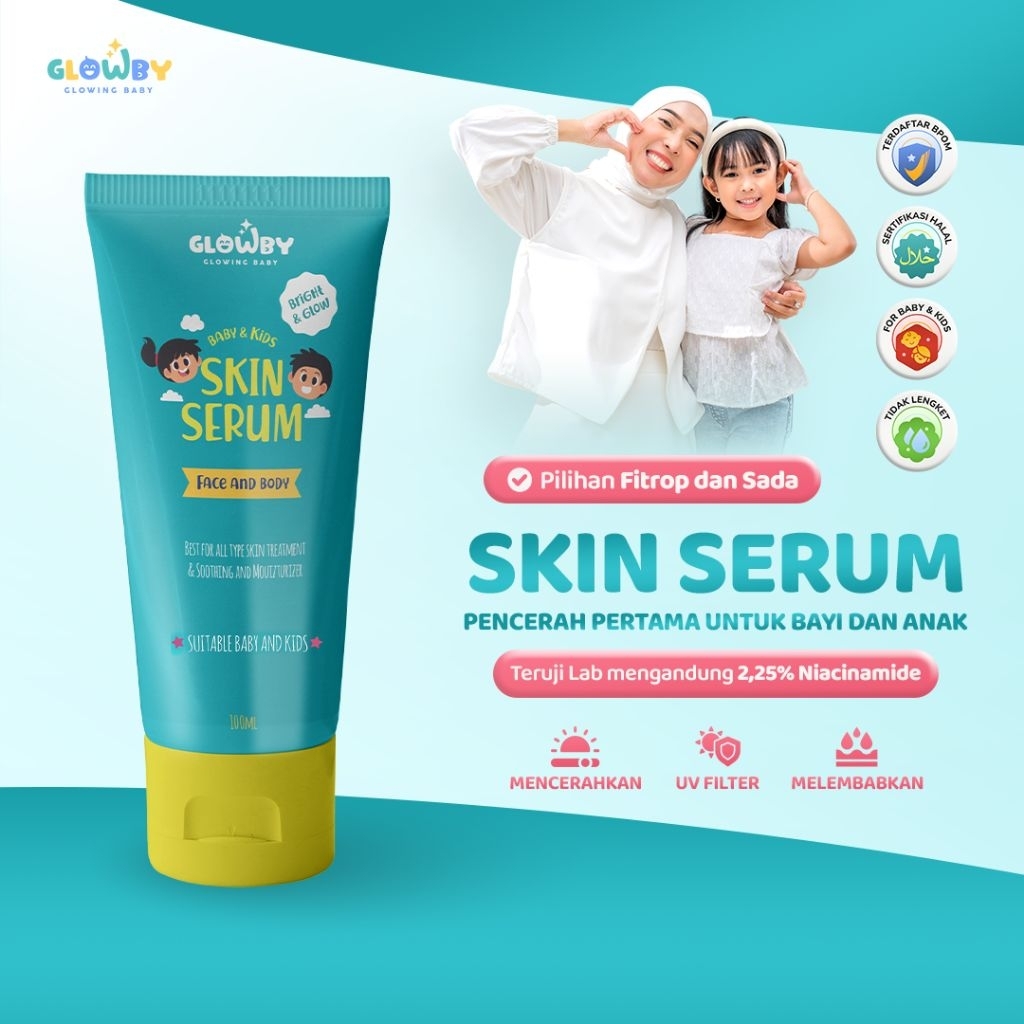 Jual (Glowby) Skin Serum Lotion Wajah dan Badan Pencerah Kulit Bayi dan ...