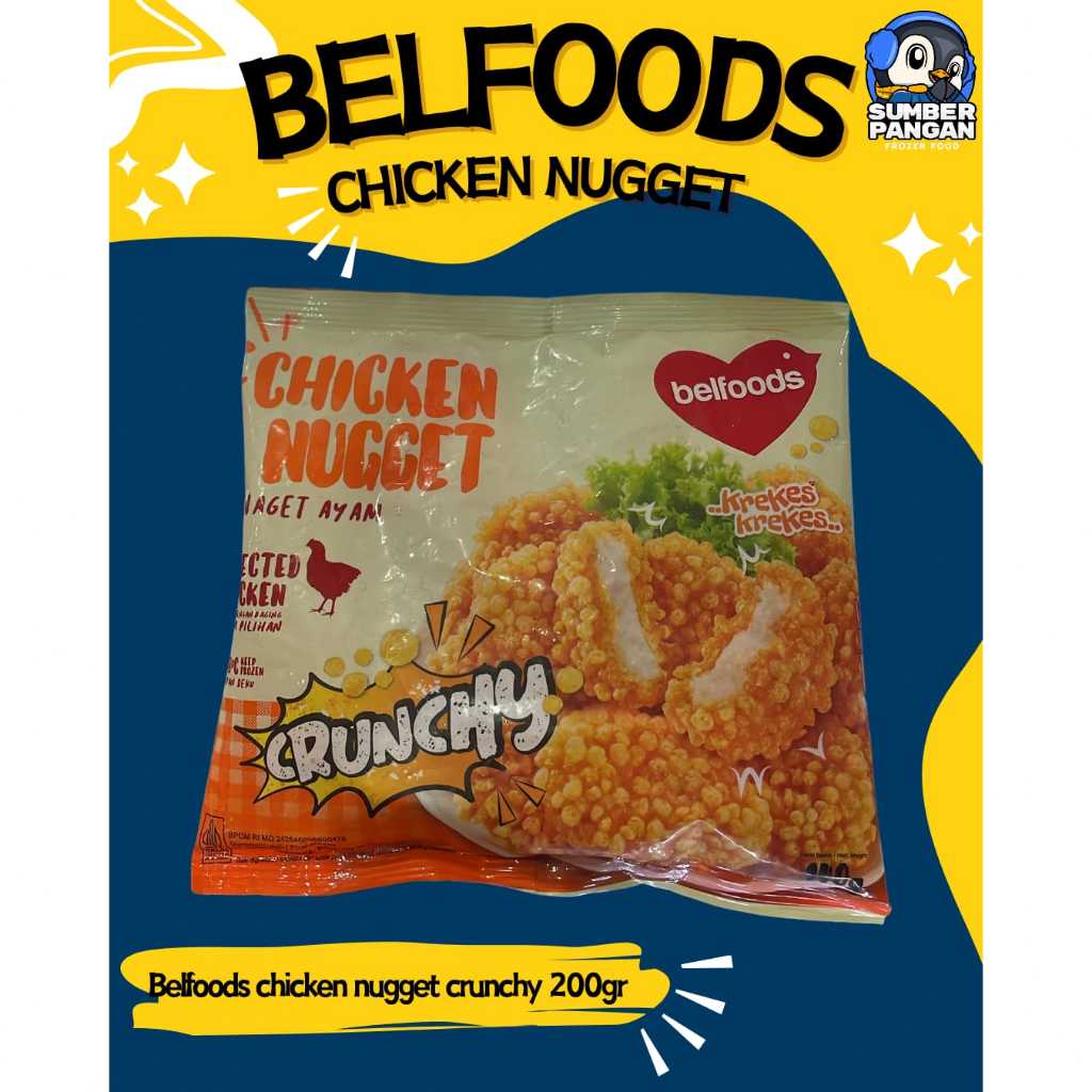 Jual Belfoods Chicken Nugget Crunchy 140gr | Shopee Indonesia