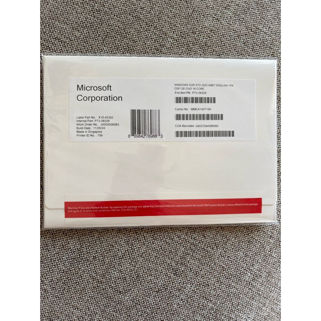 Jual Box Win Server 2022 Standard ORIGINAL | Shopee Indonesia