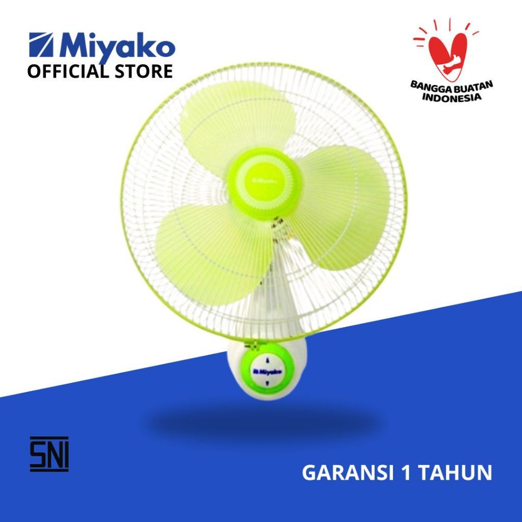 Jual MIYAKO Kipas Angin Dinding 16 In/ Kipas Gantung / WALL FAN KAW ...