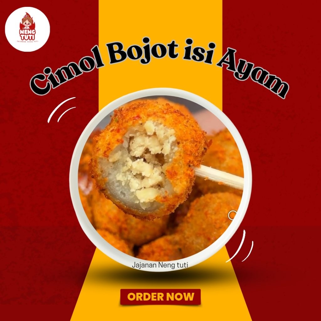 Jual cimol bojot isi ayam cincang / cimol bojot instan / cimol bojot ...
