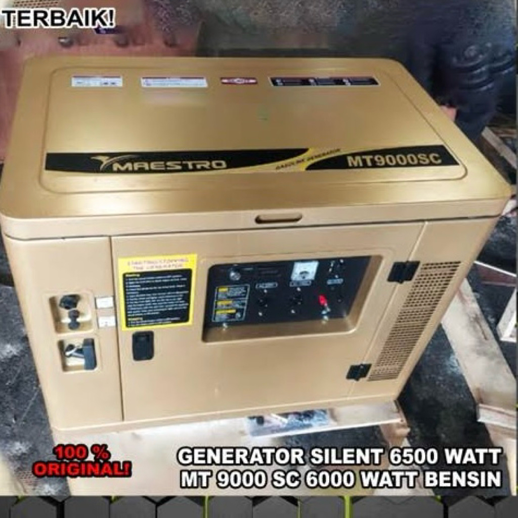 Jual GENSET MAESTRO MT 9000S GENSET SILENT 6500W 1PHASE MAESTRO MT ...