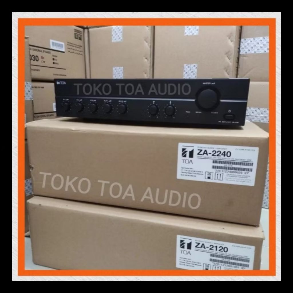 Jual POWER MIXER AMPLIFIER TOA ZA-2240 ZA 2240 240 WATT ORIGINAL ...