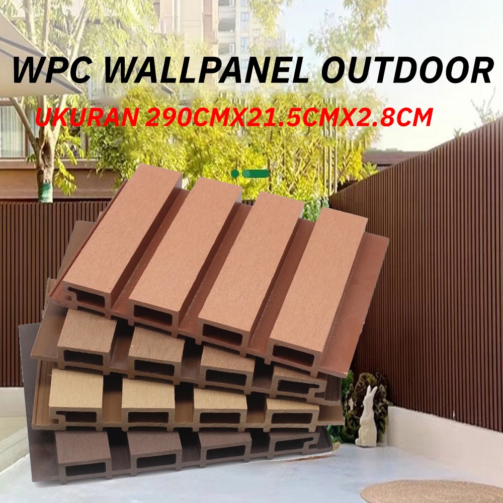 Jual WPC Wallpanel Outdoor Anti Air Dinding Pagar Wall Panel Exterior ...
