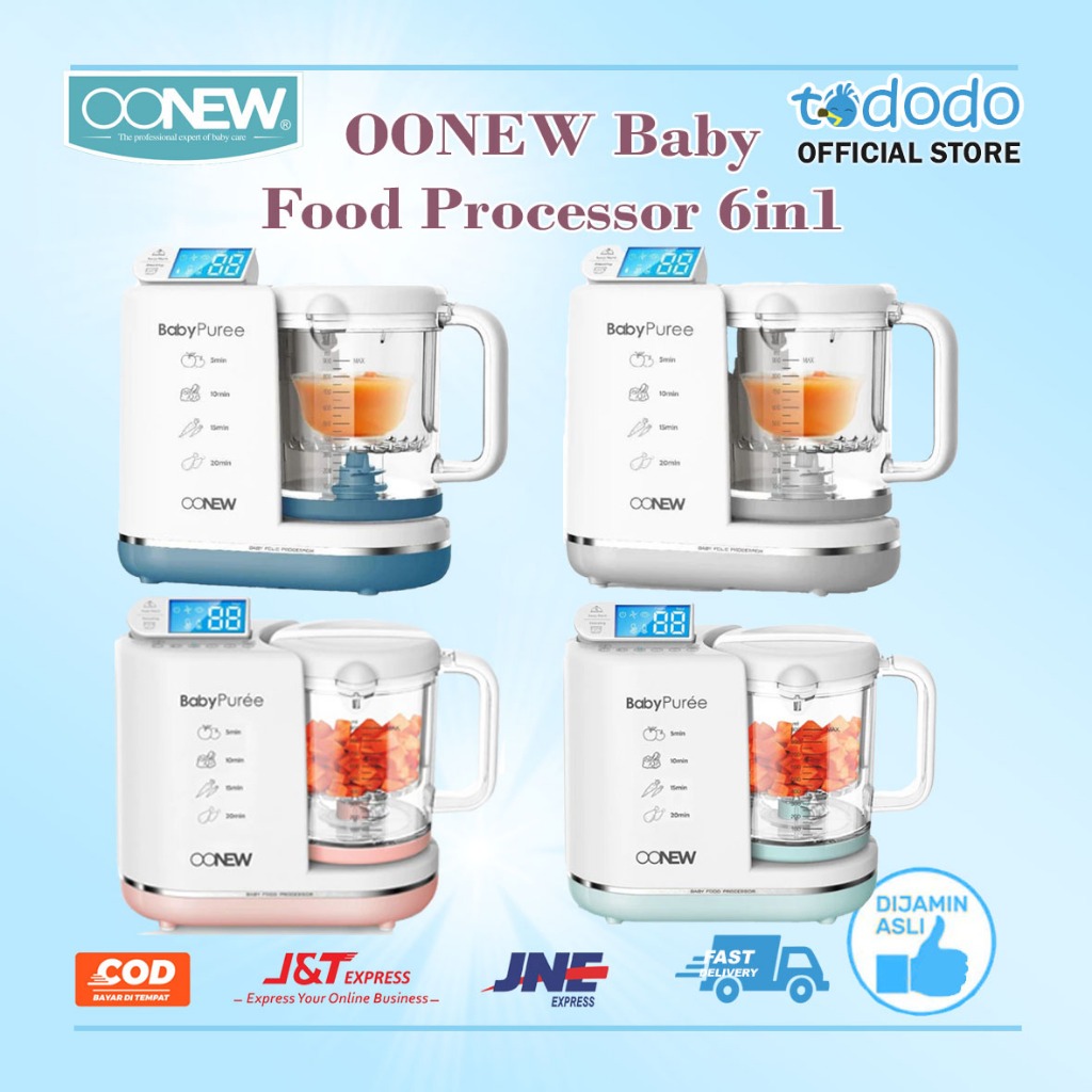 Jual Oonew Baby Puree Food Processor Michelin 6in1 Steamer Blender ...
