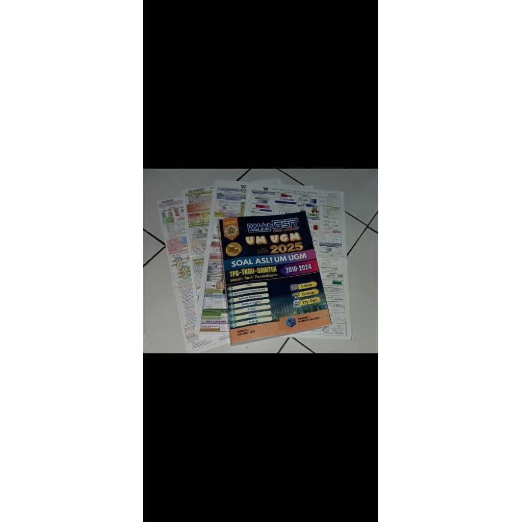 Jual PRELOVED Buku Wangsit Saintek UTUL UGM 2025 + 4 Rumus Sakti | Shopee Indonesia