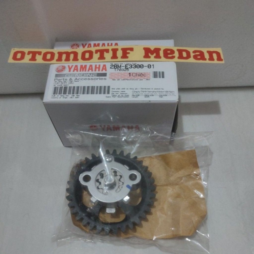 Jual POMPA OLI OIL PUMP ASSY / GIGI POMPA OLI OIL YAMAHA GRAND FILANO 125 CC 2BM-E3300-01 ...