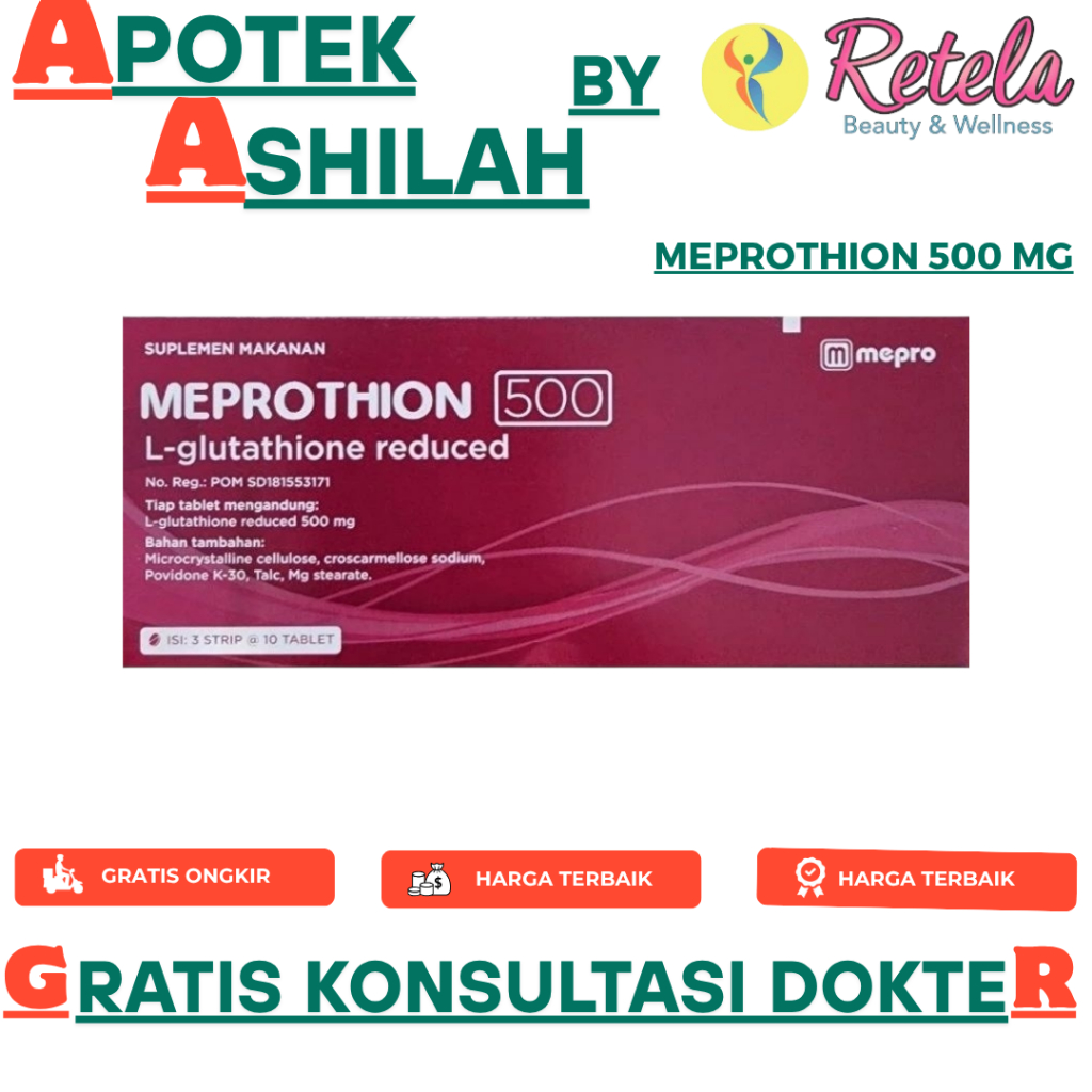 Jual Meprothion 500 mg Tablet 1 Box @30 Tablet | Shopee Indonesia