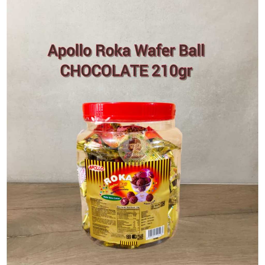 Jual Apollo roka coklat wafer ball toples kecil 210 gr ( ds bgr ...