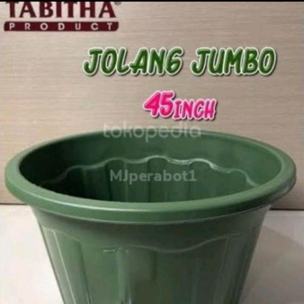 Jual TABITHA Bak Jolang Jumbo / Bak Plastik Embet Cuci 45 Liter ...
