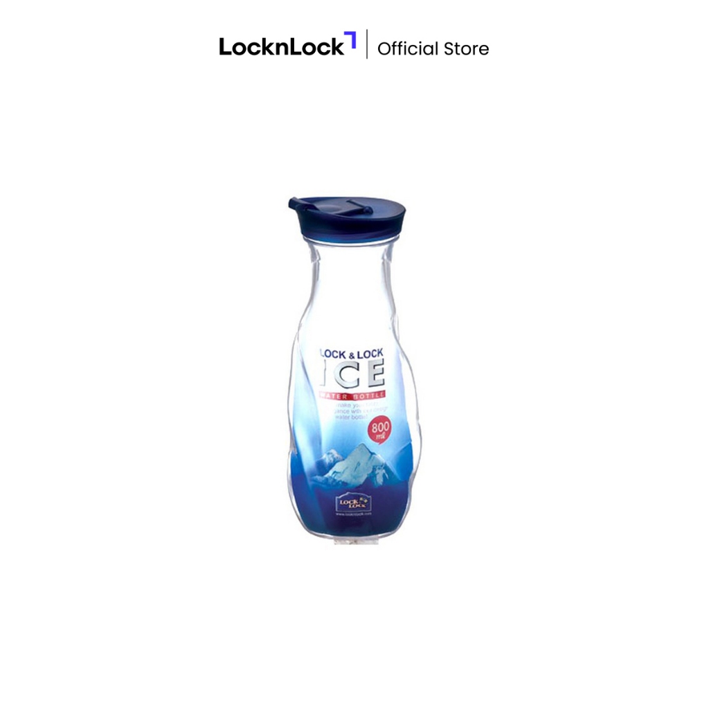 Jual LocknLock Ice Botol Minum Botol Air Minum Kulkas 800mL Biru ...