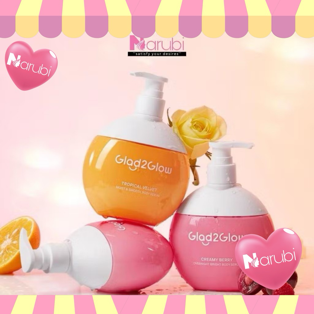 Jual NARUBI Creamy Berry Overnight Bright Hand Body Serum 300ml Body ...