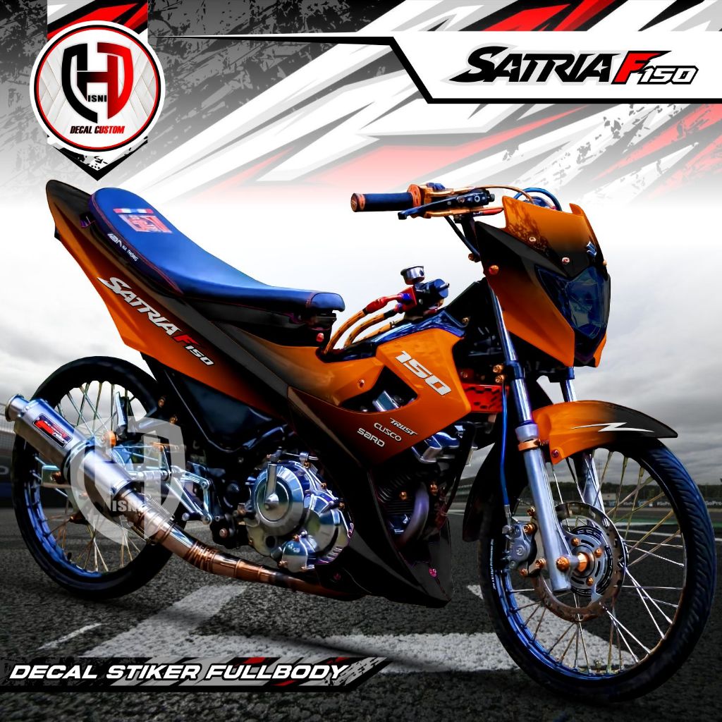 Jual TERLARIS Decal Satria Fu 150 Facelift stiker fullbody motif 2 ...