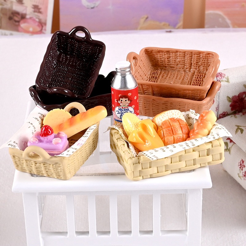 Jual Miniatur Keranjang Roti | Mainan DIY Properti Rumah Boneka ...