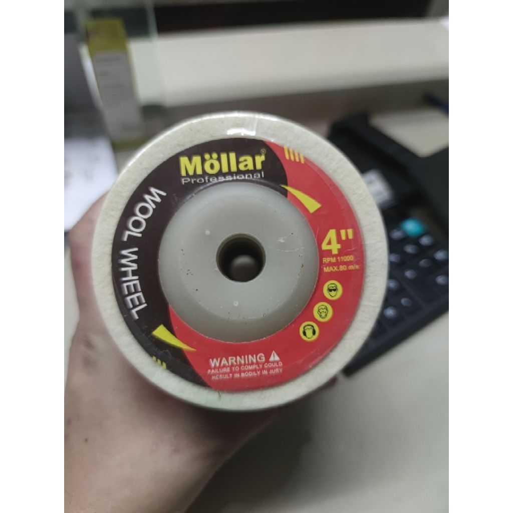 Jual MOLLAR Woolen Wool Poles Grinding 4 Inch / Satuan | Shopee Indonesia