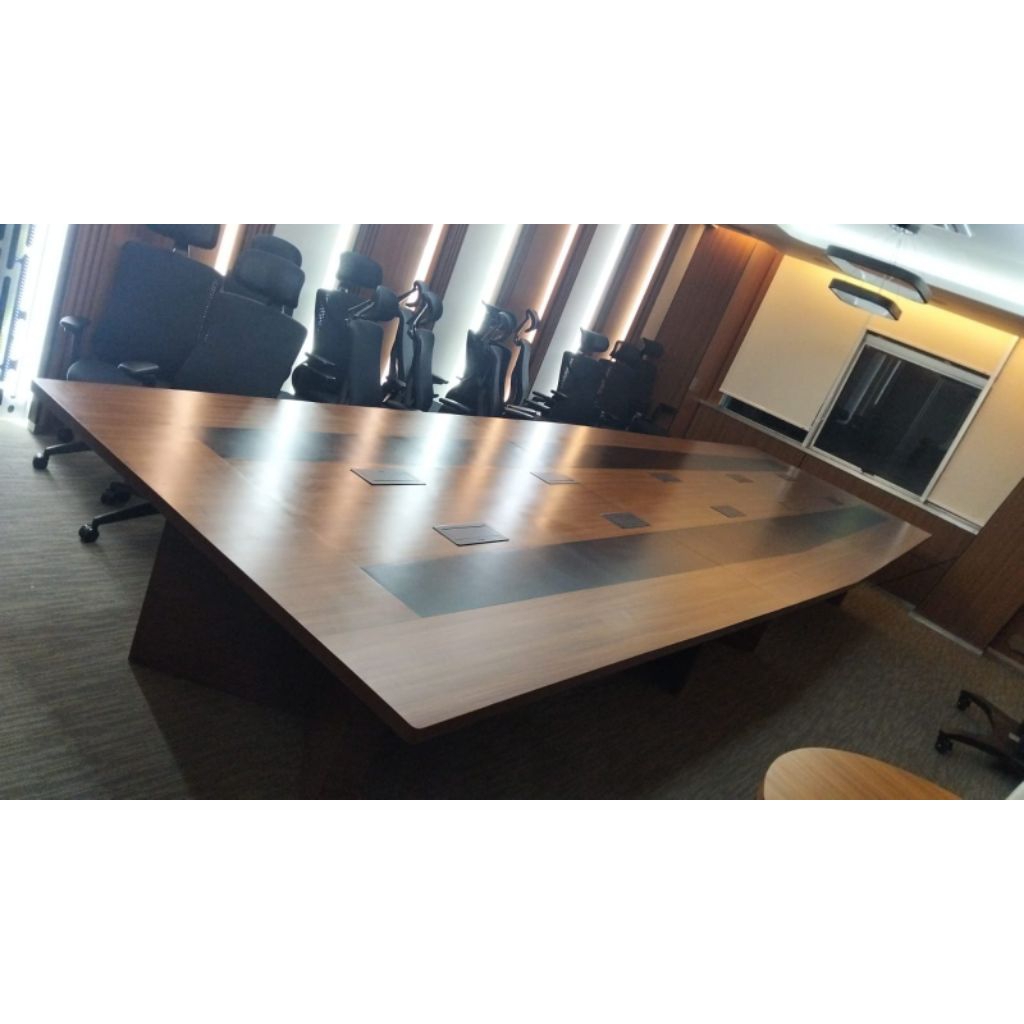 Jual Meja meeting besar meja meeting kapasitas 15-18 meja rapat meja ...