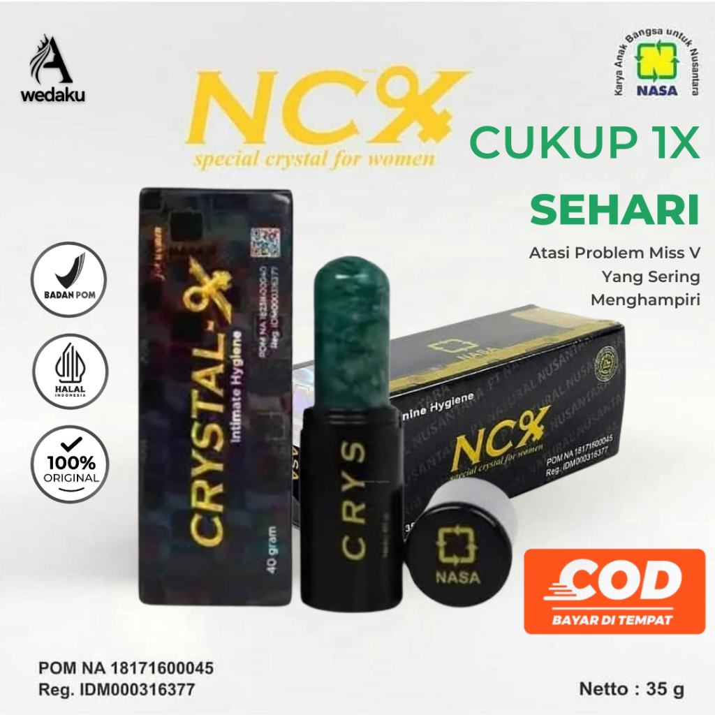 Jual NCX NASA Crystal X Lotion Intimate Hygiene 100% Original ...