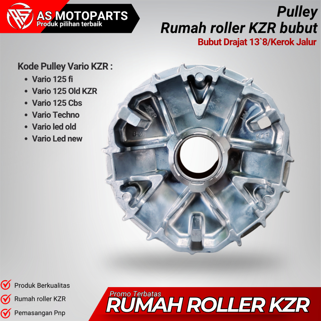 Jual BUBUT RUMAH ROLLER KZR VARIO 125 FI RUMAH ROLLER OLNY VARIO 125/ ...