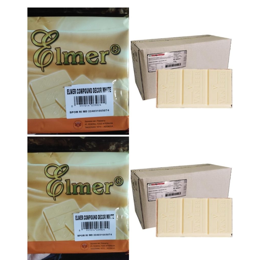 Jual White compound elmer 1kg & van houten vanleer white compound 1kg ...