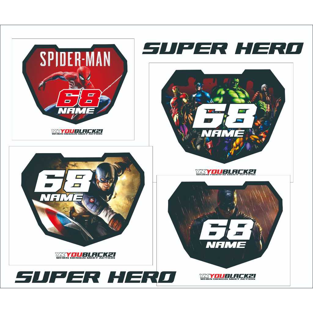 Jual PAPAN NOMER BMX SUPER HERO - PLATE NUMBER BMX SUPER HERO - NUMBER ...