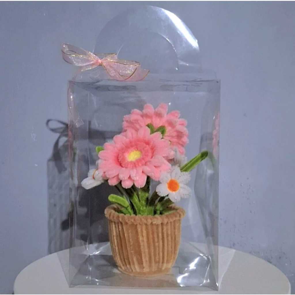 Jual Mika Packing Souvenir Mika Pot Bunga Kawat Bulu Mika Kotak Mika ...