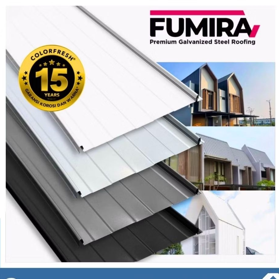 Jual FUMIRA Click-330 /Atap Galvanis Modern | Shopee Indonesia