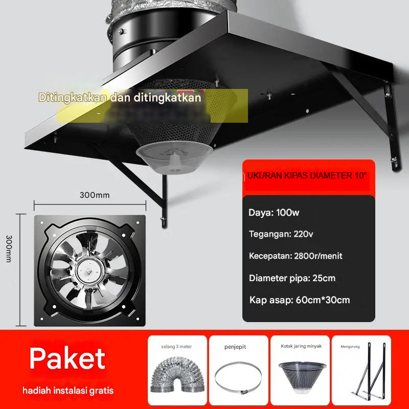 Jual KITCHEN HOOD PENYEDOT ASAP DAPUR Kitchen Exhaust Fan Cooker Hood ...