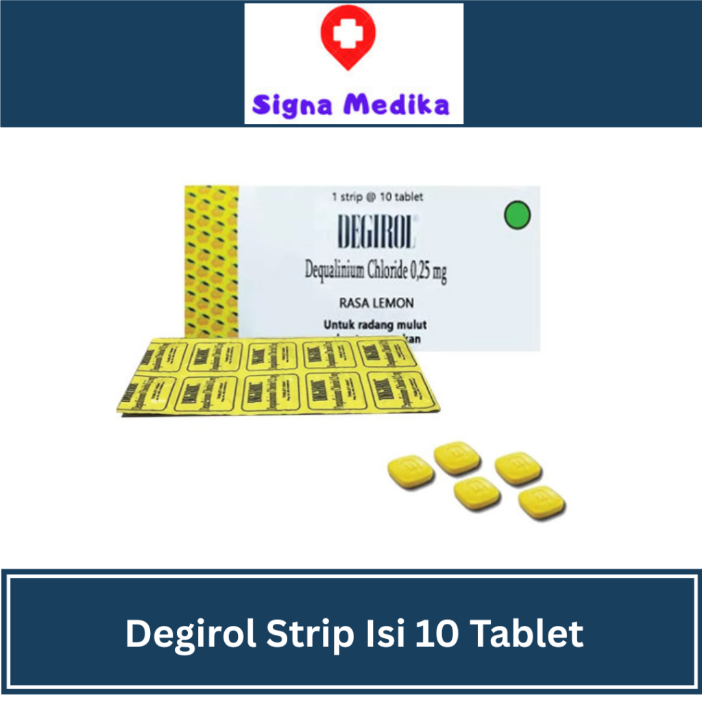 Jual Degirol Strip Isi 10 Tablet - Permen Tenggorokan | Shopee Indonesia