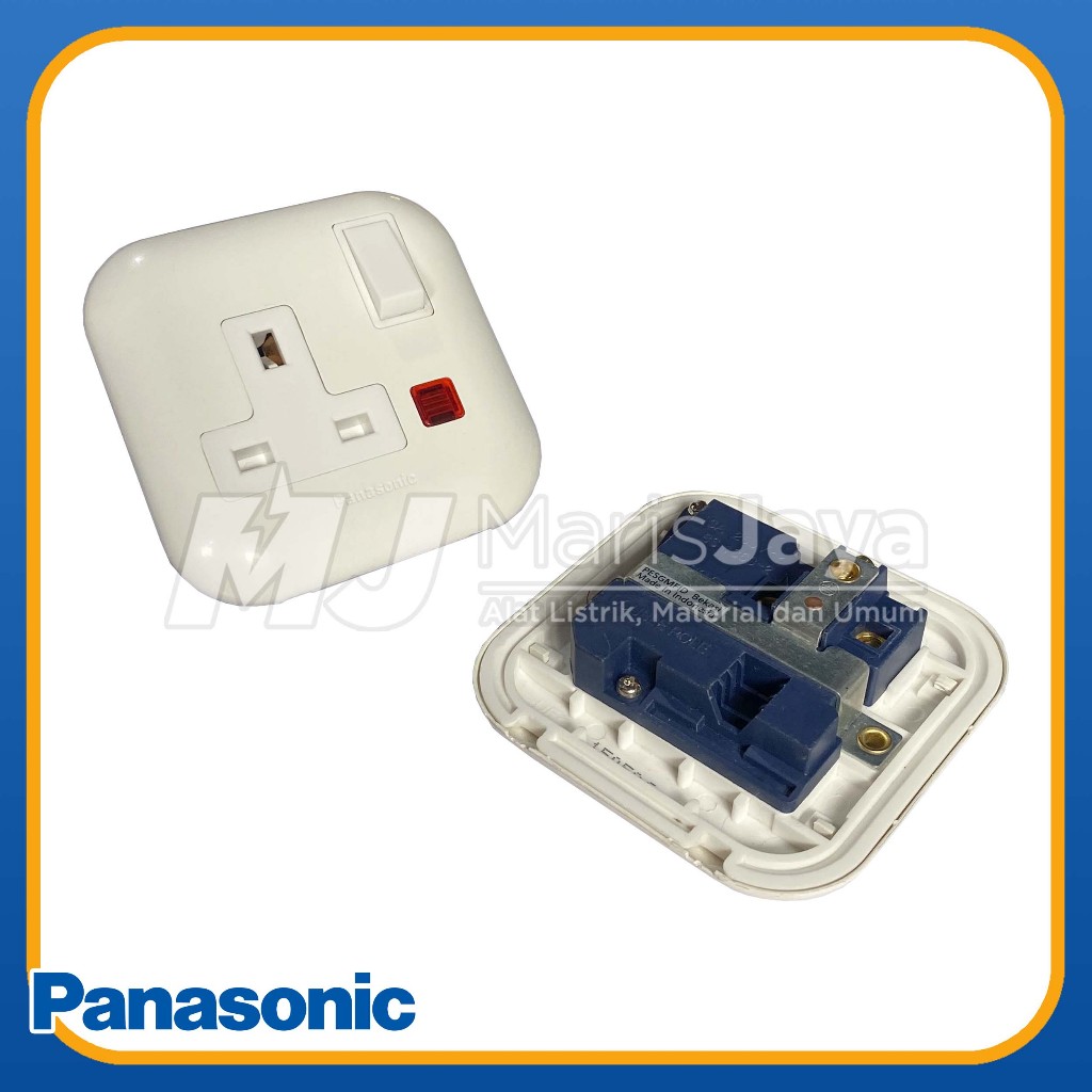 Jual Stop Kontak AC PANASONIC WBJ 1214W (Socket Outlet 1-Gang) | Shopee ...