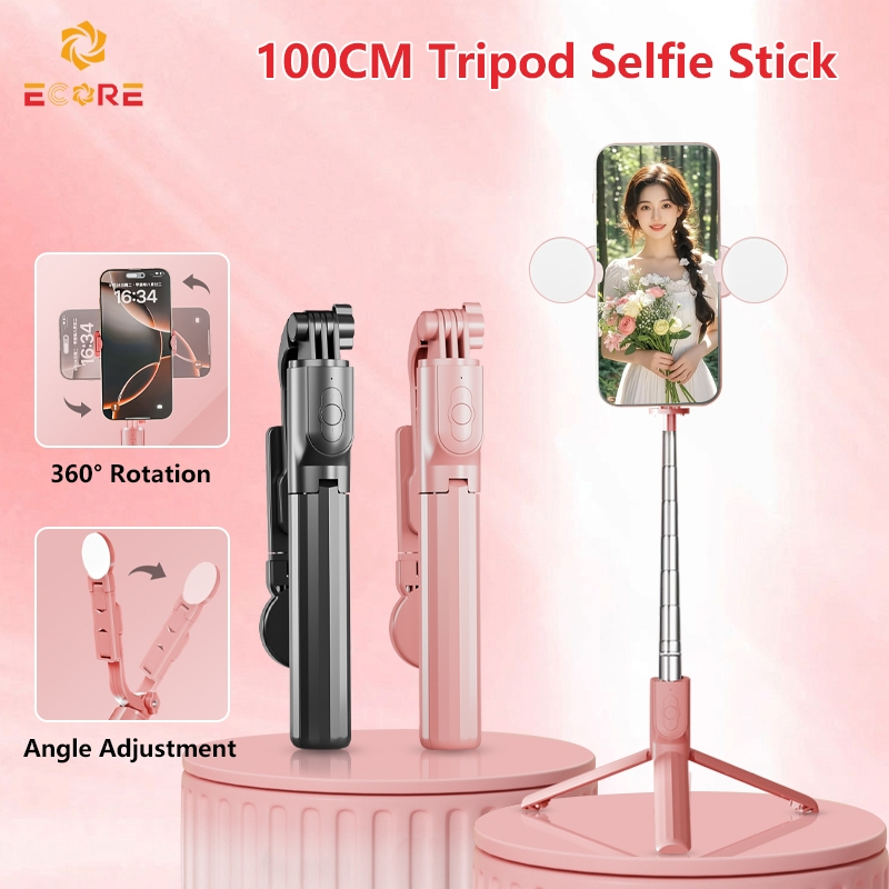 Jual ECORE 100CM Tongsis Tripod Mini Selfie Stick Tongsis Bluetooth ...