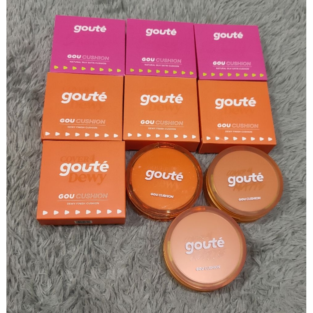 Jual NEW Goute Cushion Dewy Finish ~ Natural Silk Satin Cushion ~ Matte ...
