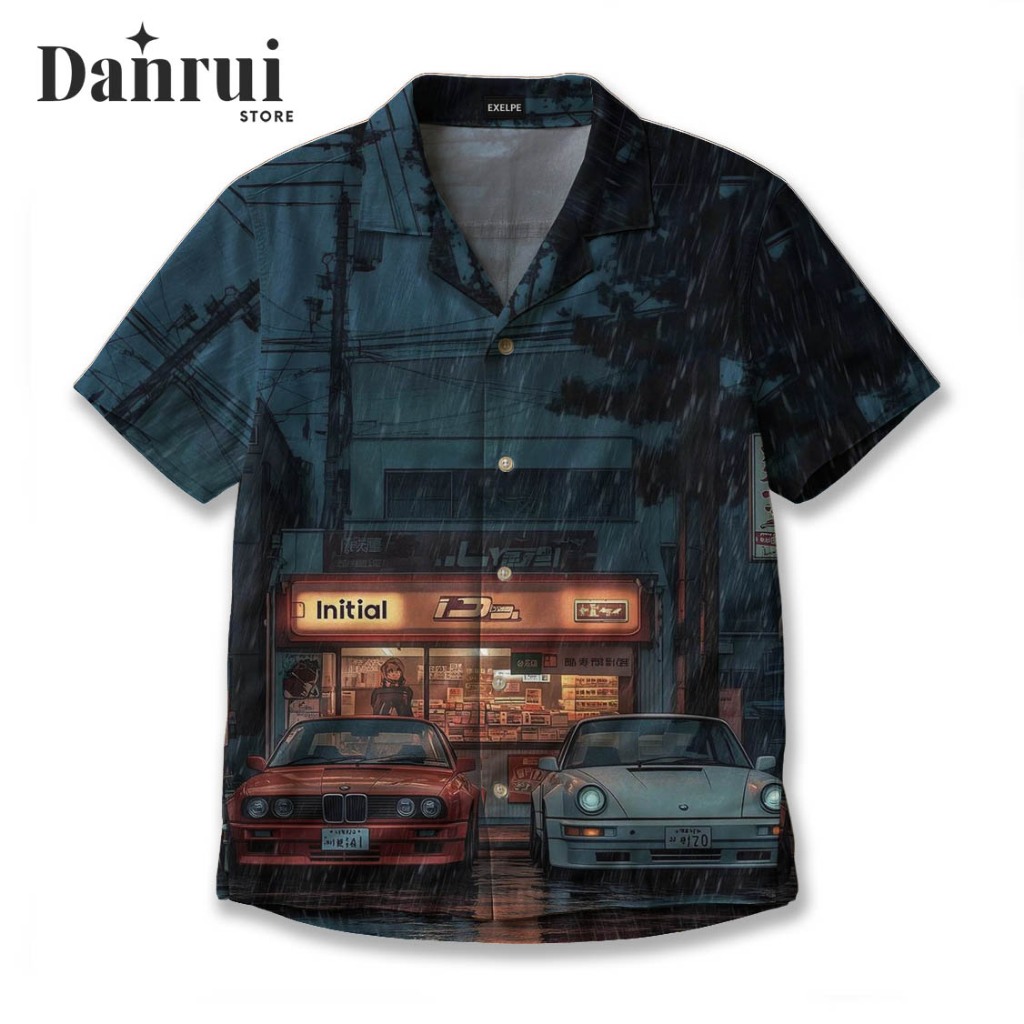 Jual DANRUI Kemeja Mobil JDM Depan Minimarket – Kemeja Unisex Fullprint ...