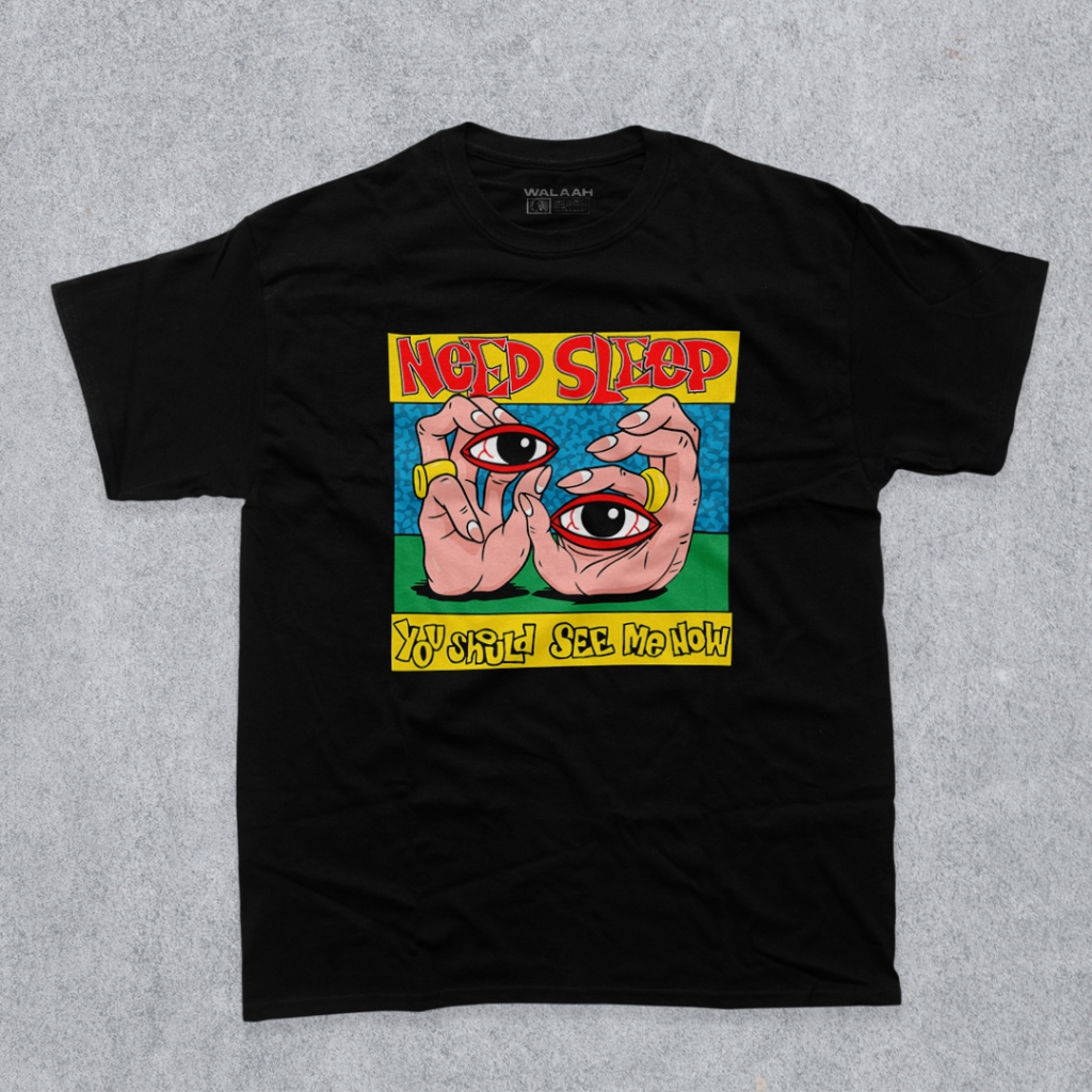 Jual Walaah Kaos Band | Need Sleep Parodi Neck Deep | Parody T-shirt ...