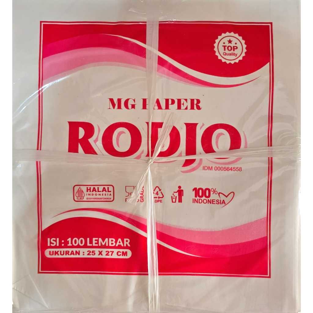 Jual KERTAS NASI PUTIH / PAPER LAMINASI / PAPER KFC 25X27 (100LEMBAR ...