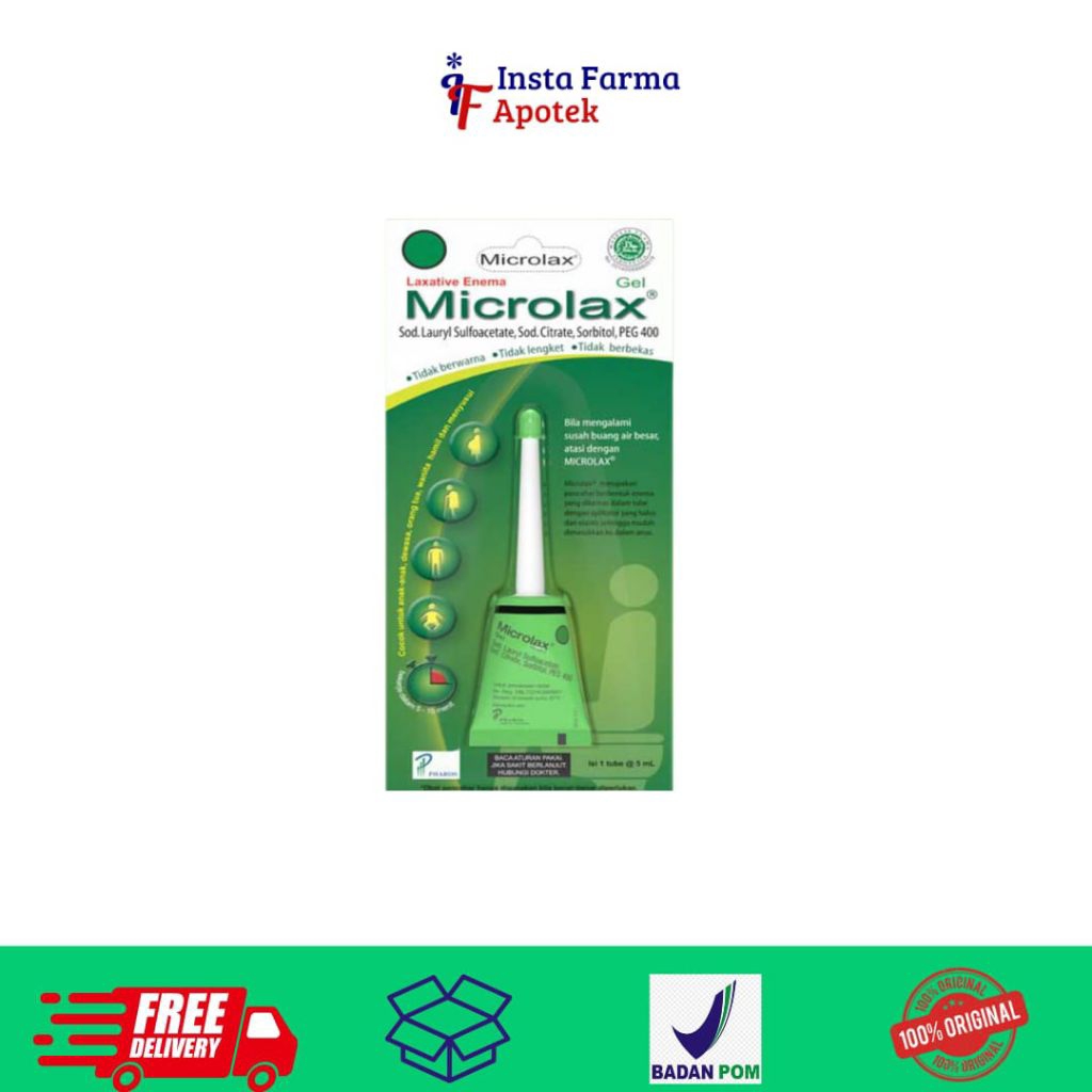 Jual MICROLAX GEL untuk pencahar 5ml | Shopee Indonesia