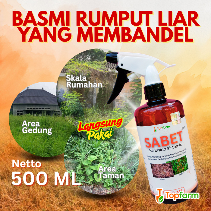 Jual Obat Semprot Rumput Teki / Herbisida Kontak / Obat Rumput Terbaik ...