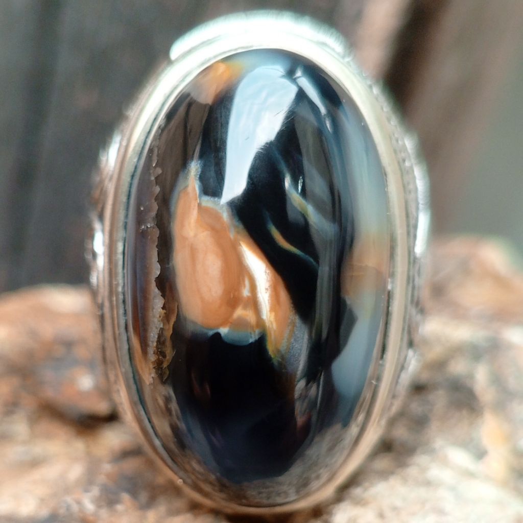 Jual Batu KarNung Karang Nunggal Multi Pamor | Shopee Indonesia