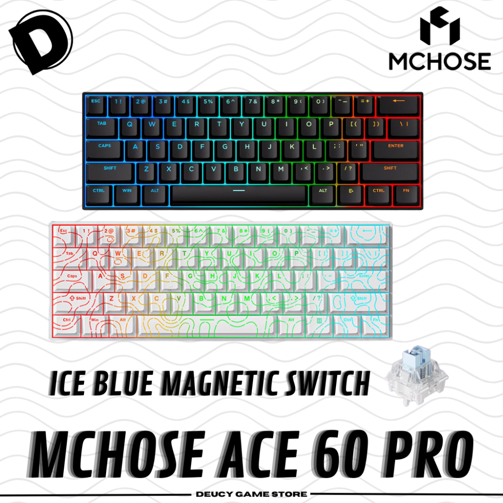 Jual MCHOSE ACE 60 PRO HE RGB 8K Hall Effect 60% Magnetic Switch Gaming ...