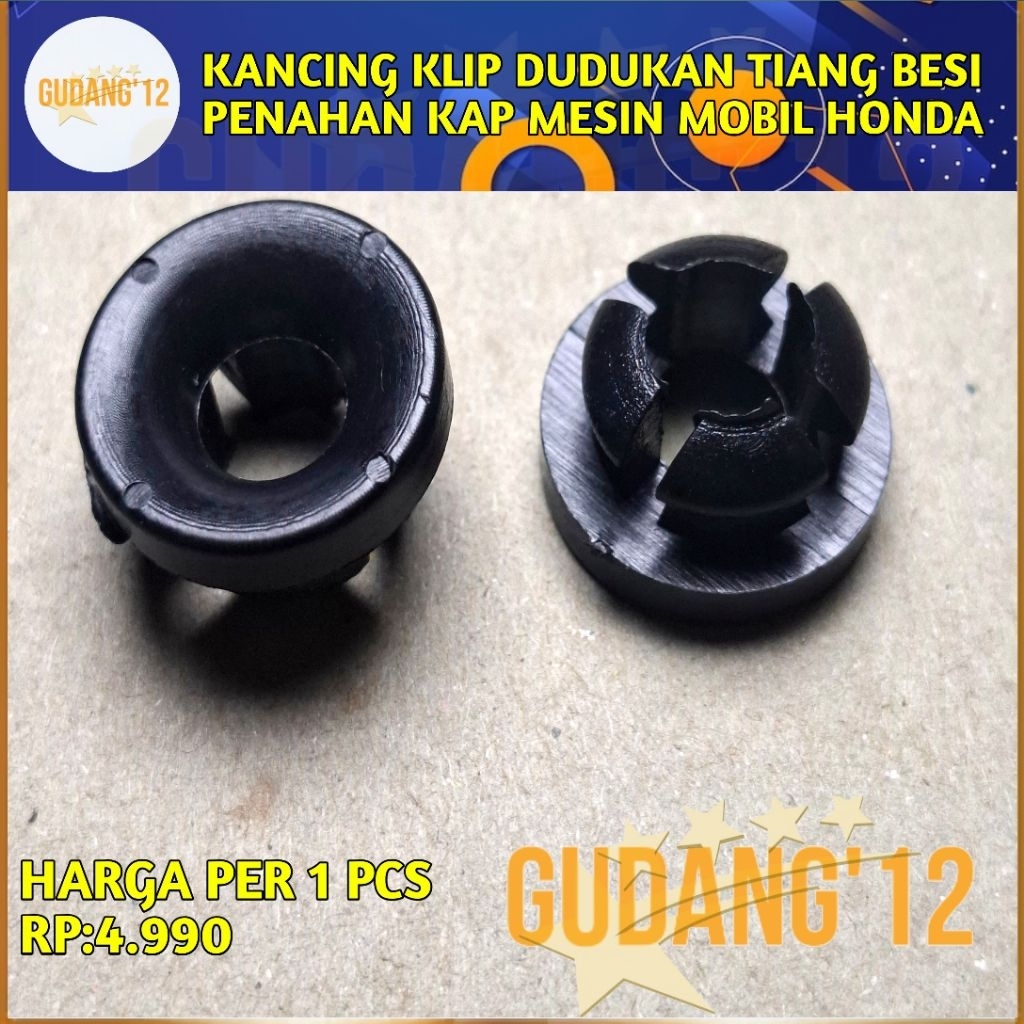 Jual KANCING KLIP DUDUKAN TIANG BESI PENAHAN KAP MESIN MOBIL HONDA ...