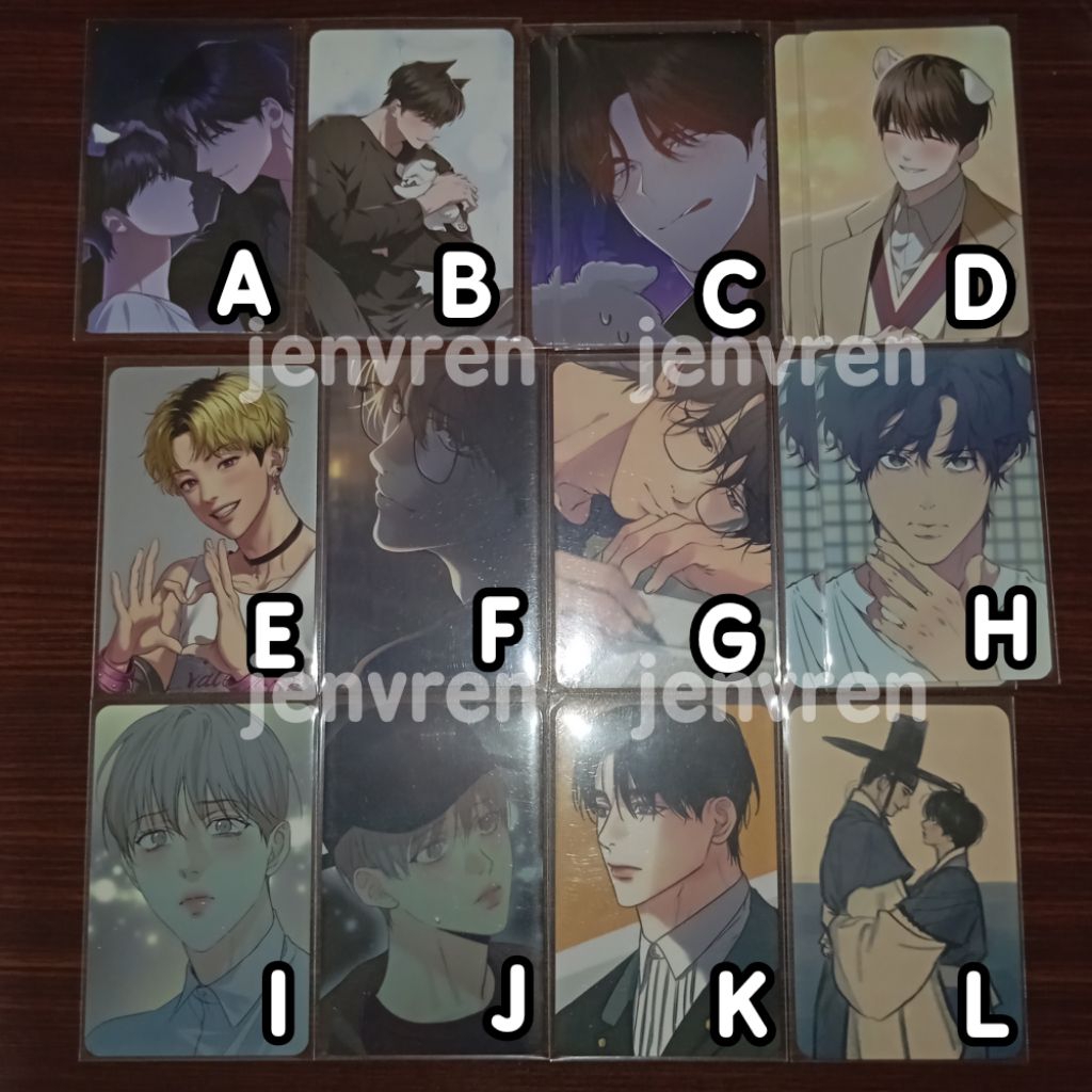 Jual [Baca Deskripsi] Various RPC PC Photocard Manhwa Bl Boys Paws & Claws Chiyoung Heesung ...