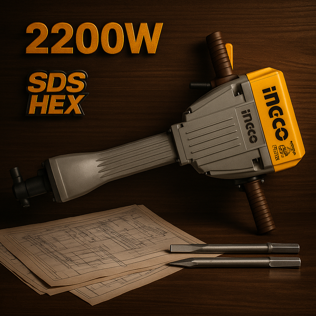 Jual Mesin Jack Demolition Breaker Hammer 30KG 75J INGCO PDB22001 ...
