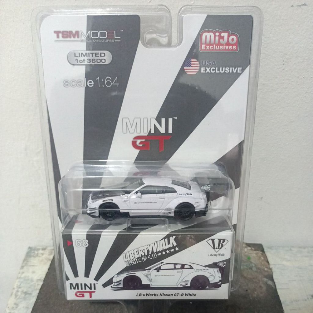 Jual Mini GT#68 LB*Works Nissan GT-R White (Blister) | Shopee Indonesia