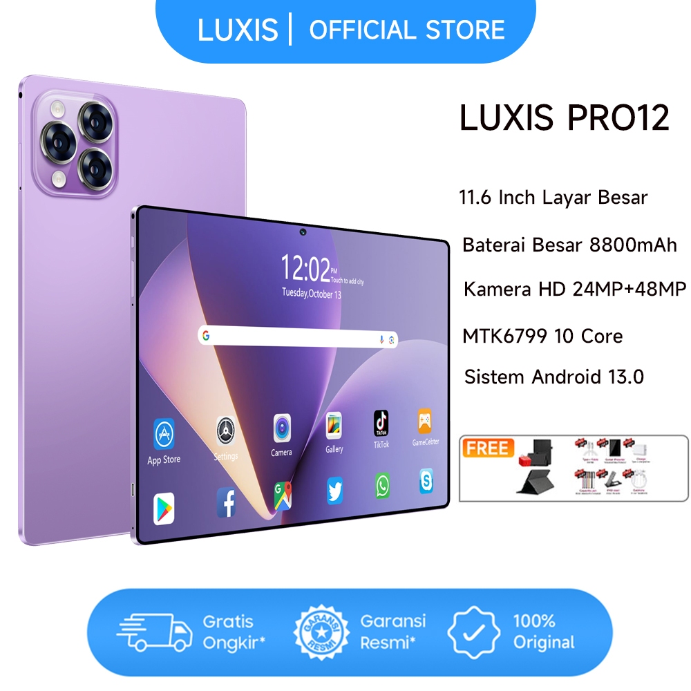 Jual Tablet Pro12 (16GB + 1024GB) | IPS 11.6" | Tablet Murah untuk ...