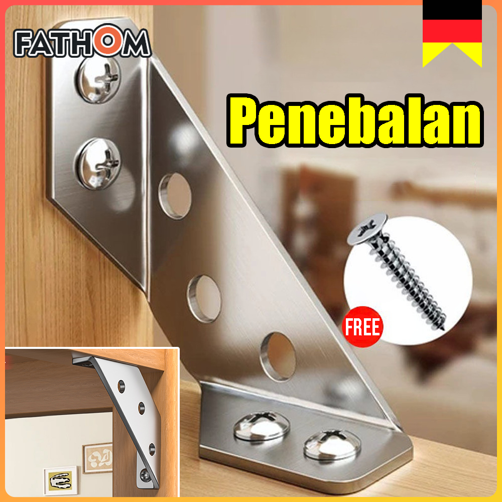 Jual 10 PCS /Bracket Sudut Fiksasi Multifungsi Alat Fiksasi Sudut Siku ...