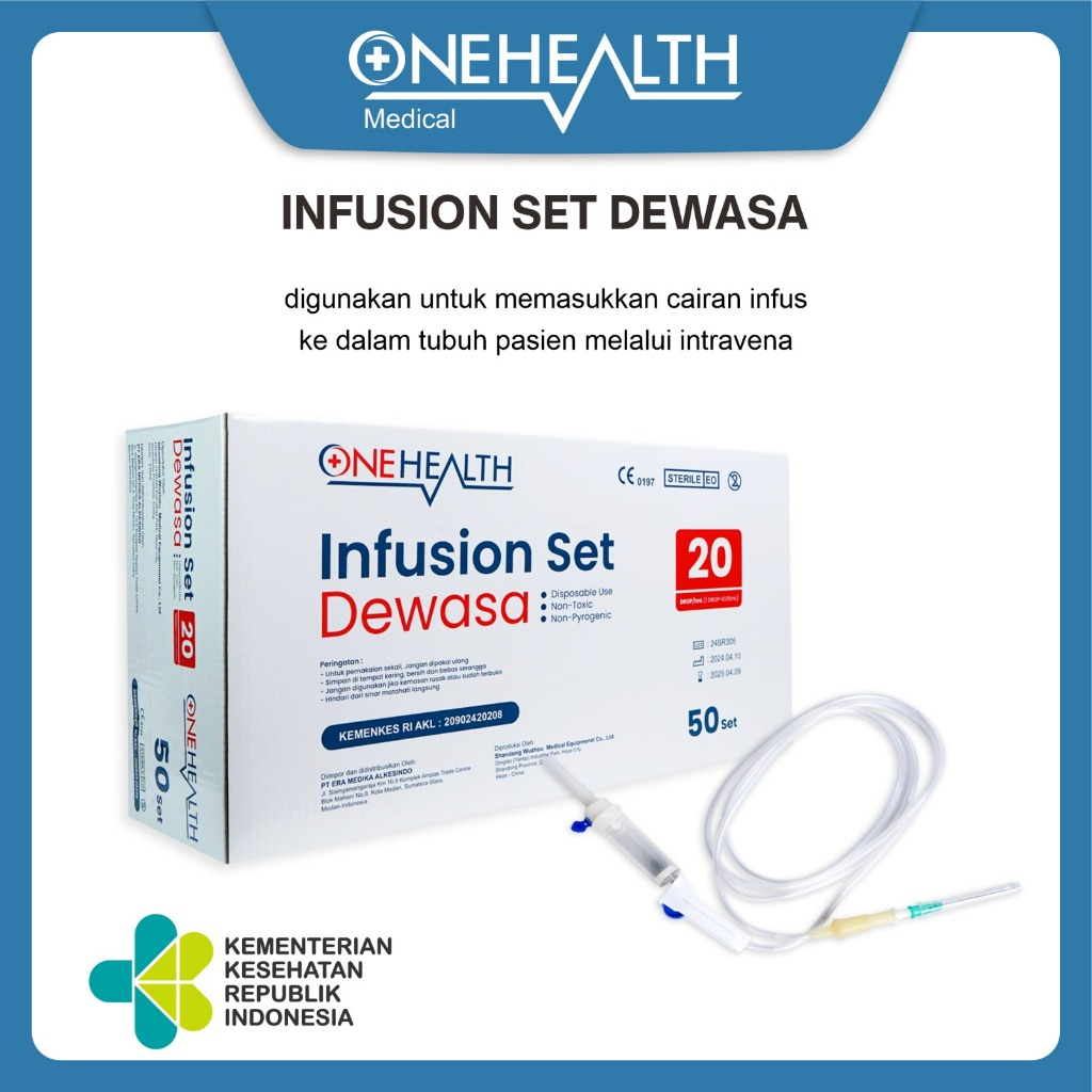 Jual Onehealth Infusion Set Adult Set Infus Dewasa - Satuan | Shopee ...