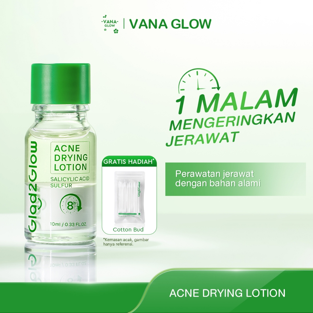 Jual [Acne Patch Jerawat]--GLAD2GLOW Acne Drying Lotion - Acne Spot ...
