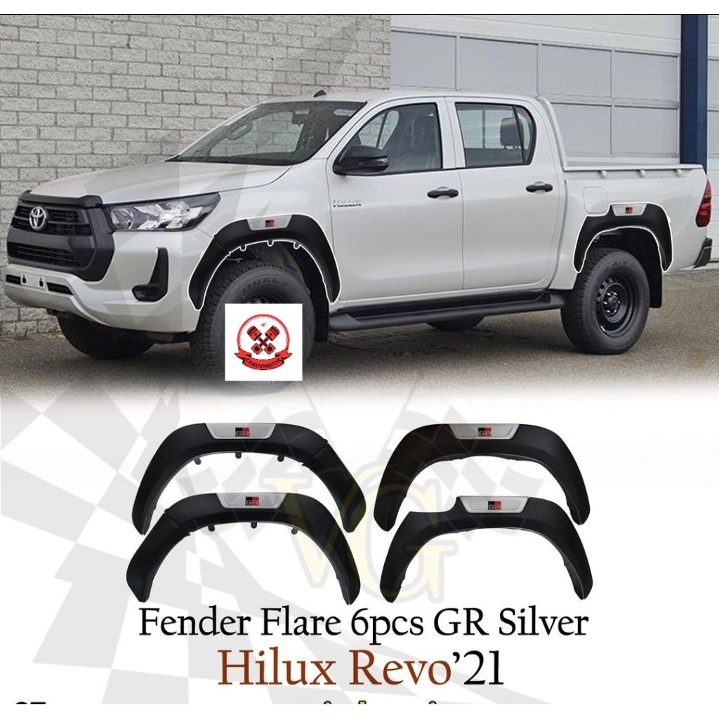 Jual Over Fender Hilux 2016 - 2025 Gr Silver Fender All New Hilux 2016 ...
