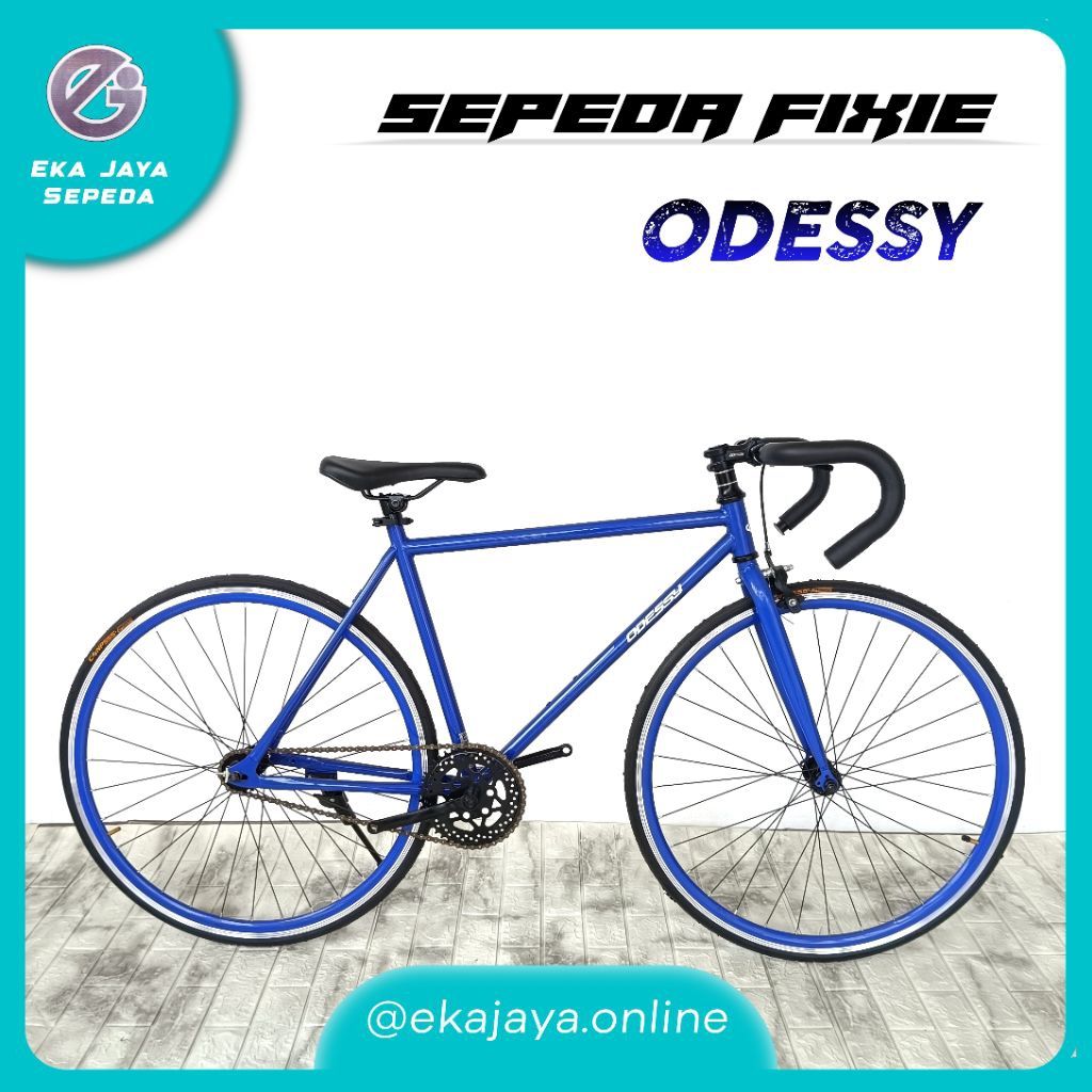 Jual Sepeda Fixie / Fixie Bike ODESSY 700c Doltrap | Shopee Indonesia