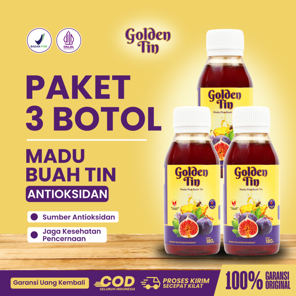 Jual GoldenTin - Madu Buah Tin Sumber Antioksidan dan Menjaga Kesehatan ...